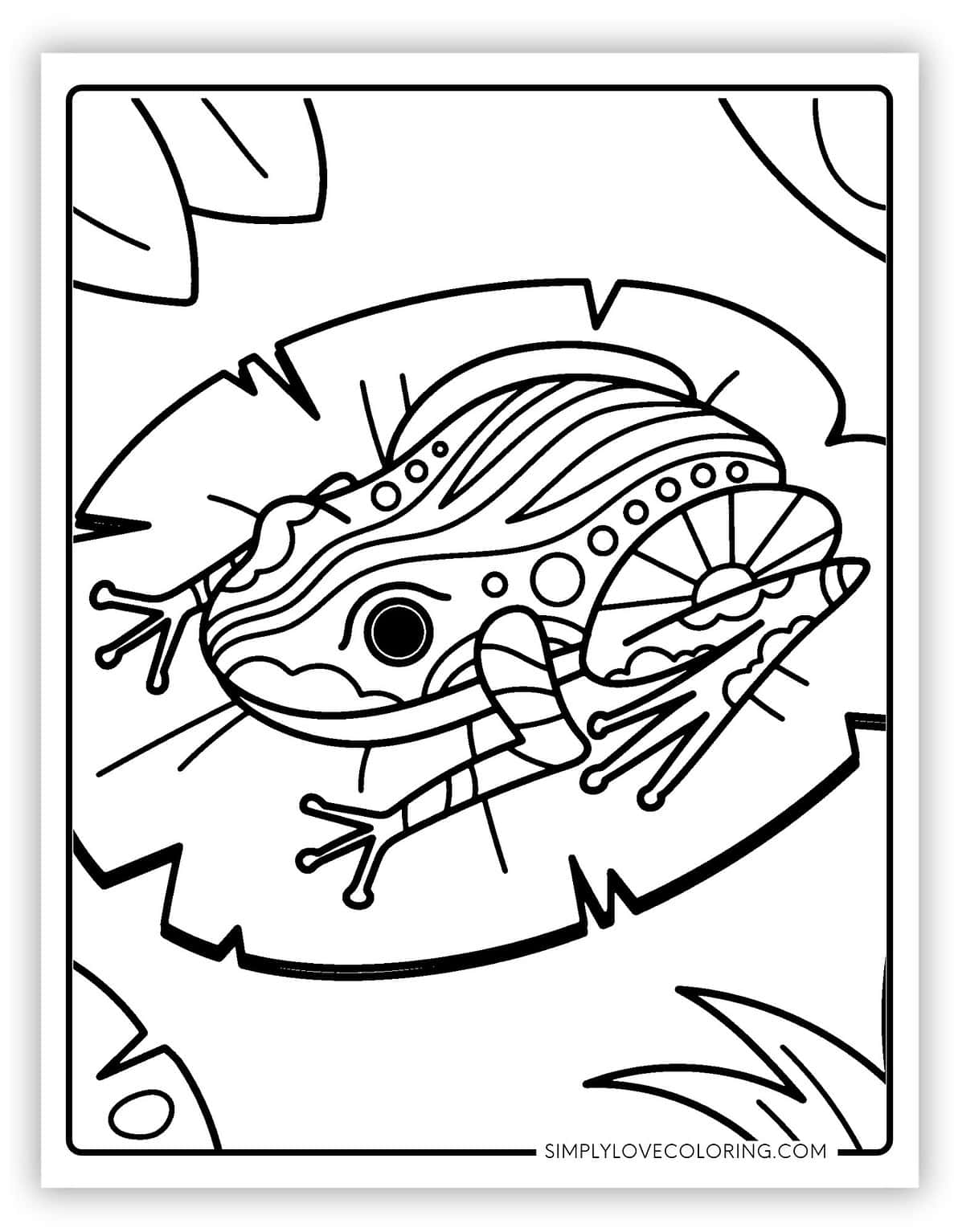 51 Frog Coloring Pages (Free PDF Printables) - Simply Love Coloring