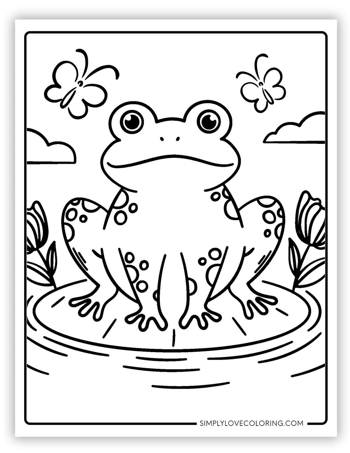51 Frog Coloring Pages (Free PDF Printables) - Simply Love Coloring