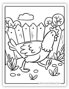 40 Cute Farm Coloring Pages (Free PDF Printables) - Simply Love Coloring