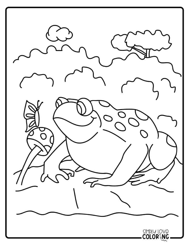 26 Toad Coloring Pages (Free PDF Printables) - Simply Love Coloring