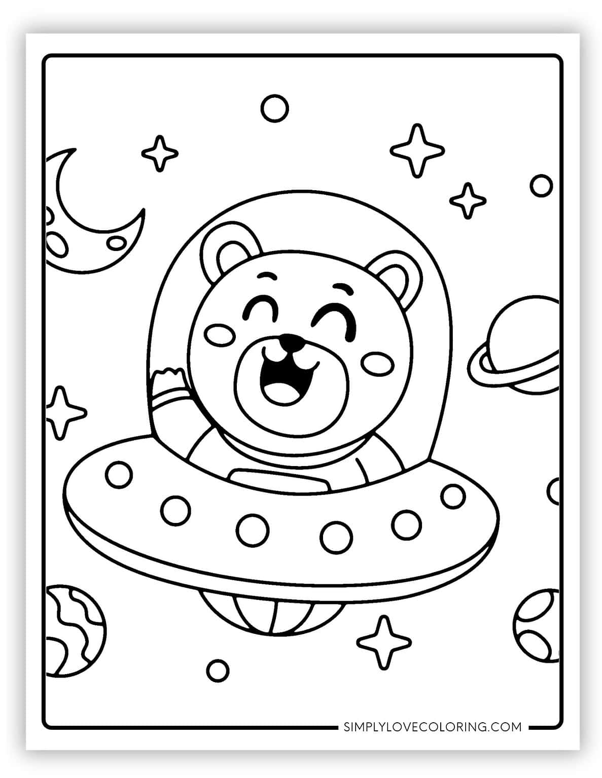 51 Bear Coloring Pages (Free PDF Printables) - Simply Love Coloring