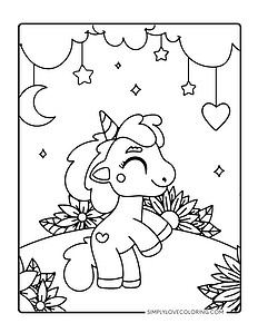 41 Cute Unicorn Coloring Pages (Free PDF Printables) - Simply Love Coloring