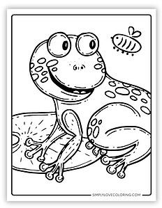 51 Frog Coloring Pages (Free PDF Printables) - Simply Love Coloring