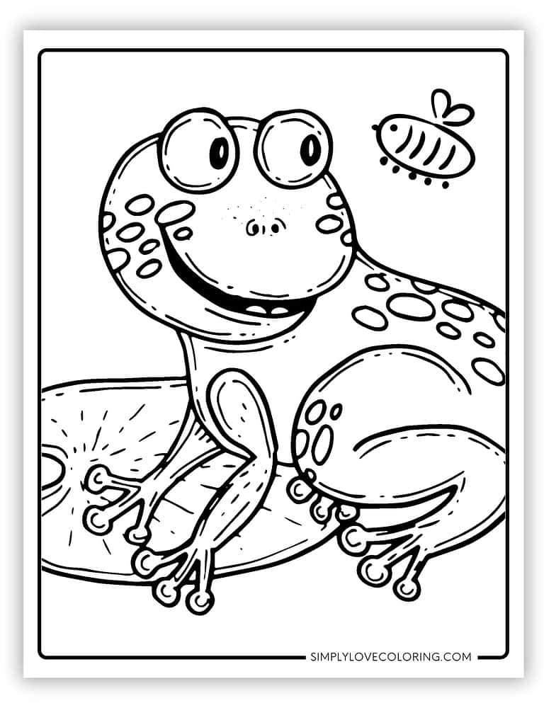 51 Frog Coloring Pages (Free PDF Printables) - Simply Love Coloring