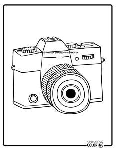 28 Camera Coloring Pages (Free PDF Printables) - Simply Love Coloring