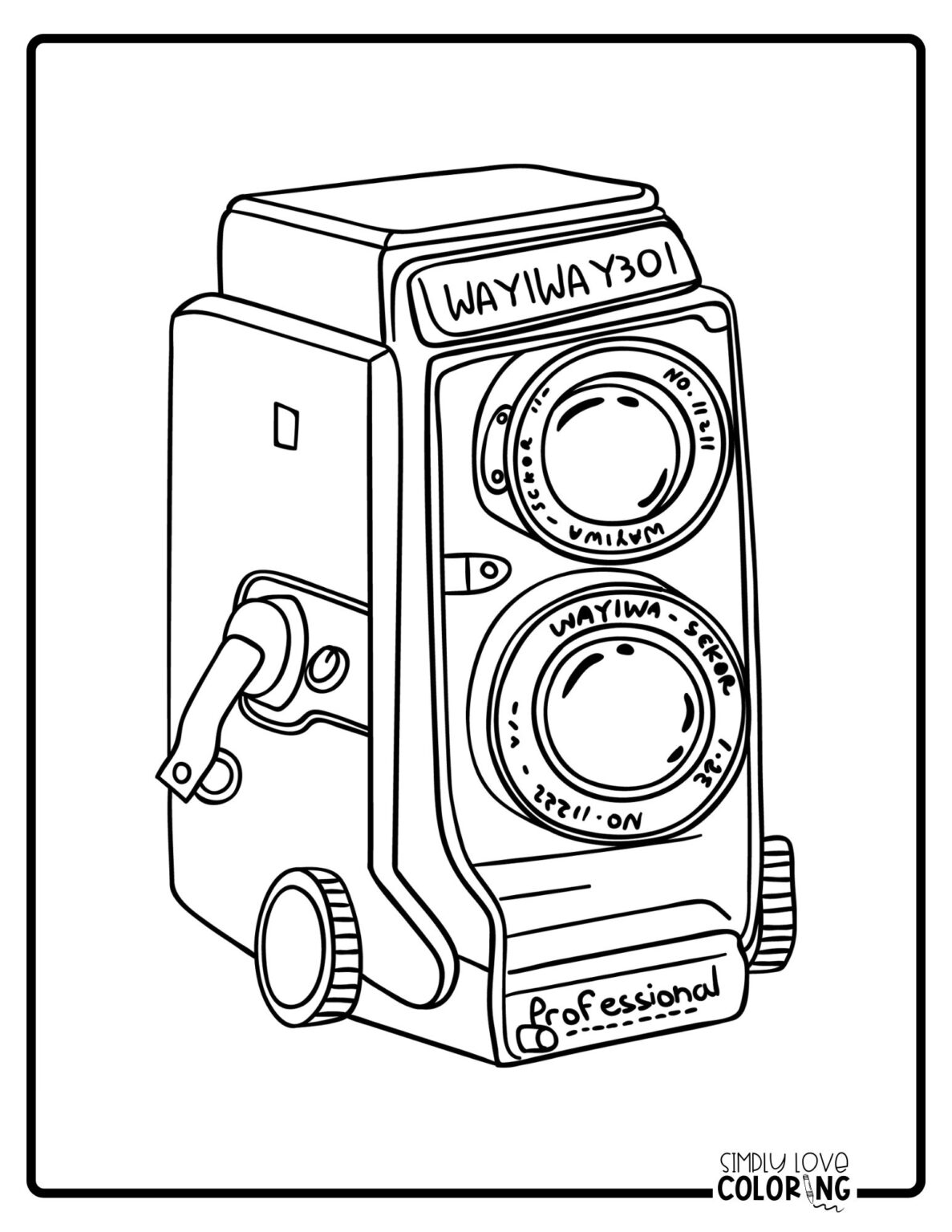 44 Fun Objects Coloring Pages (Free PDF Printables) - Simply Love Coloring
