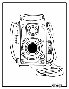 28 Camera Coloring Pages (Free PDF Printables) - Simply Love Coloring