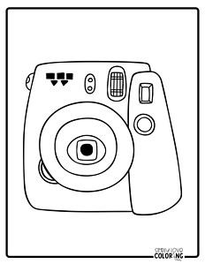 28 Camera Coloring Pages (Free PDF Printables) - Simply Love Coloring