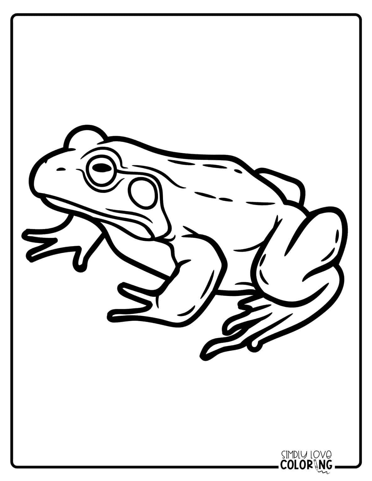 51 Frog Coloring Pages (Free PDF Printables) - Simply Love Coloring