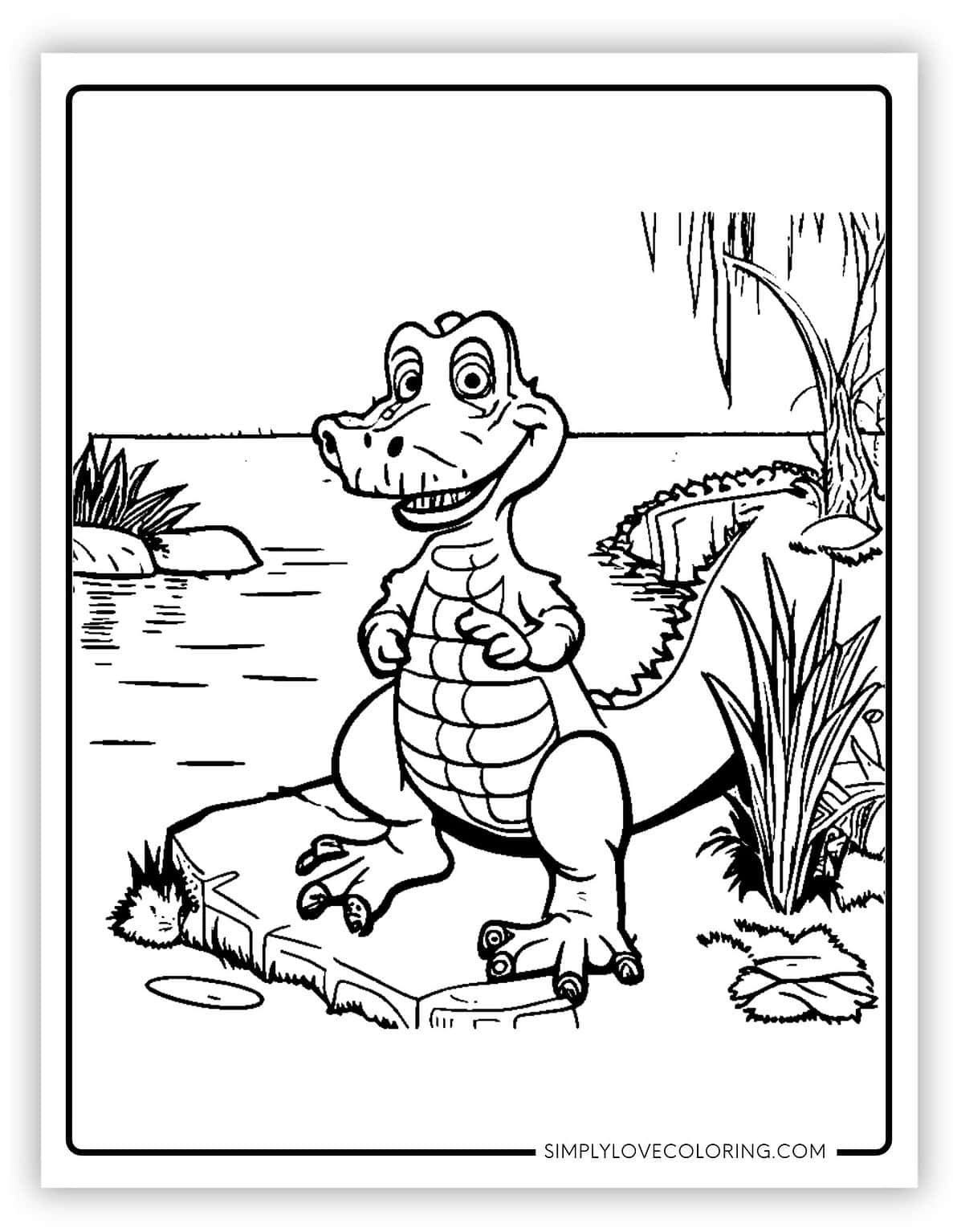 31 Alligator Coloring Pages (Free PDF Printables) - Simply Love Coloring