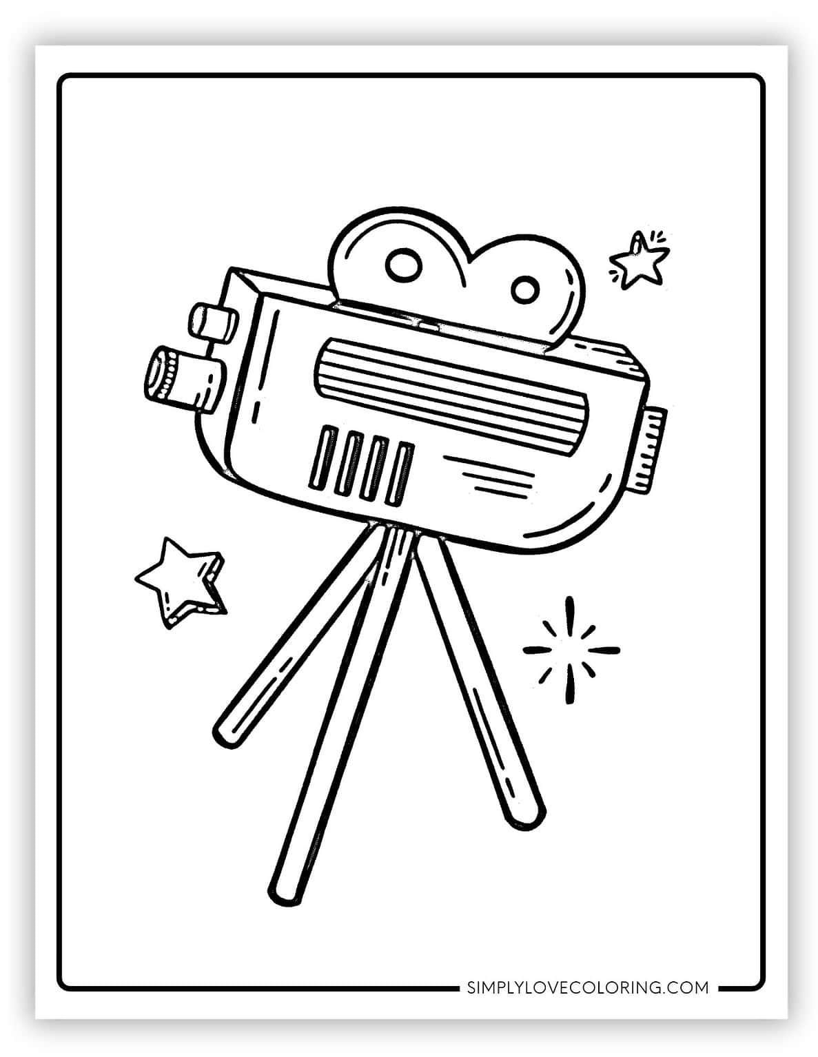 28 Camera Coloring Pages (Free PDF Printables) - Simply Love Coloring