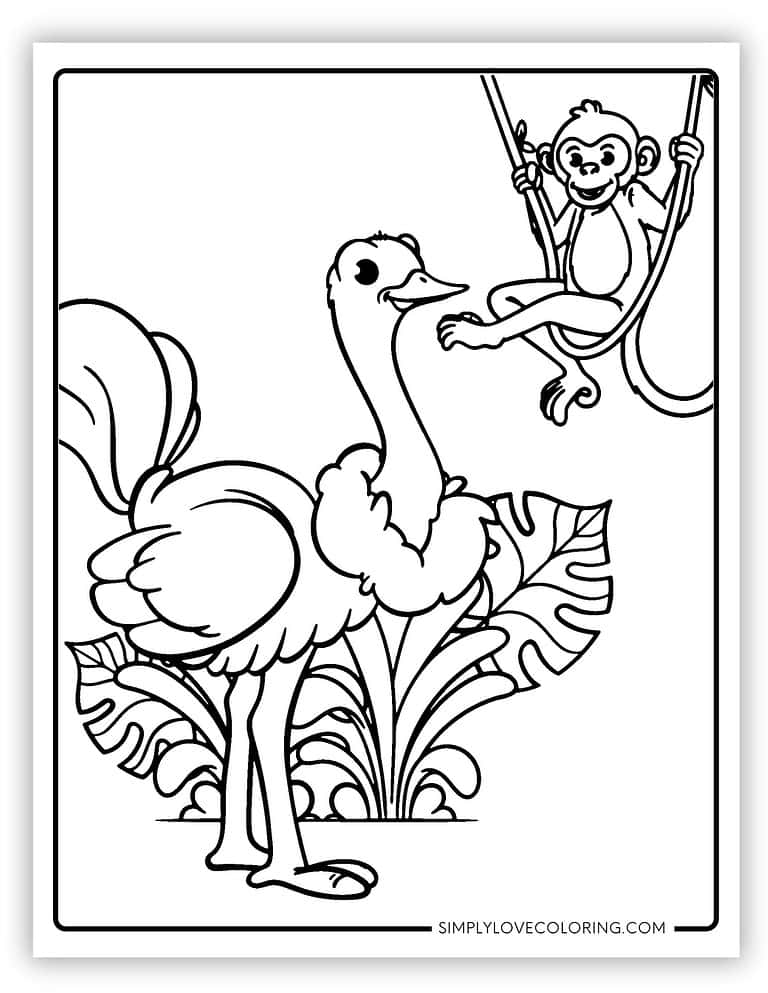 Safari Coloring Pages (Free PDF Printables) - Simply Love Coloring
