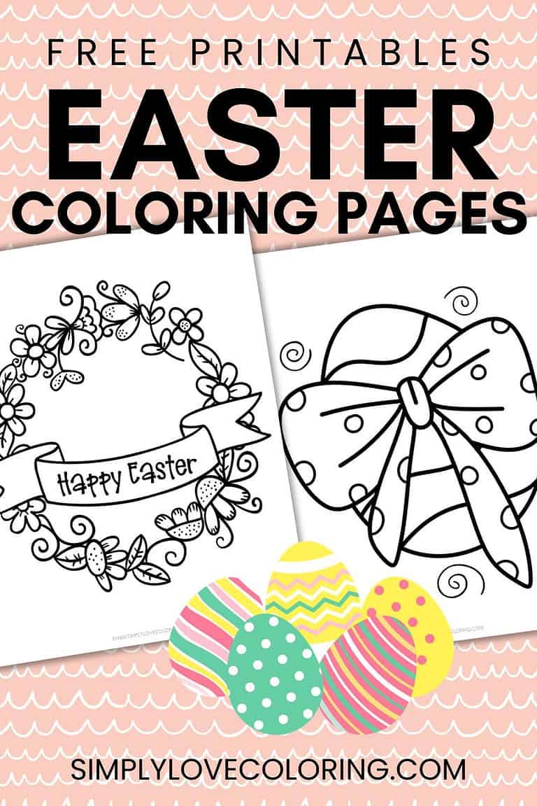 44 Easter Coloring Pages (Free PDF Printables) - Simply Love Coloring