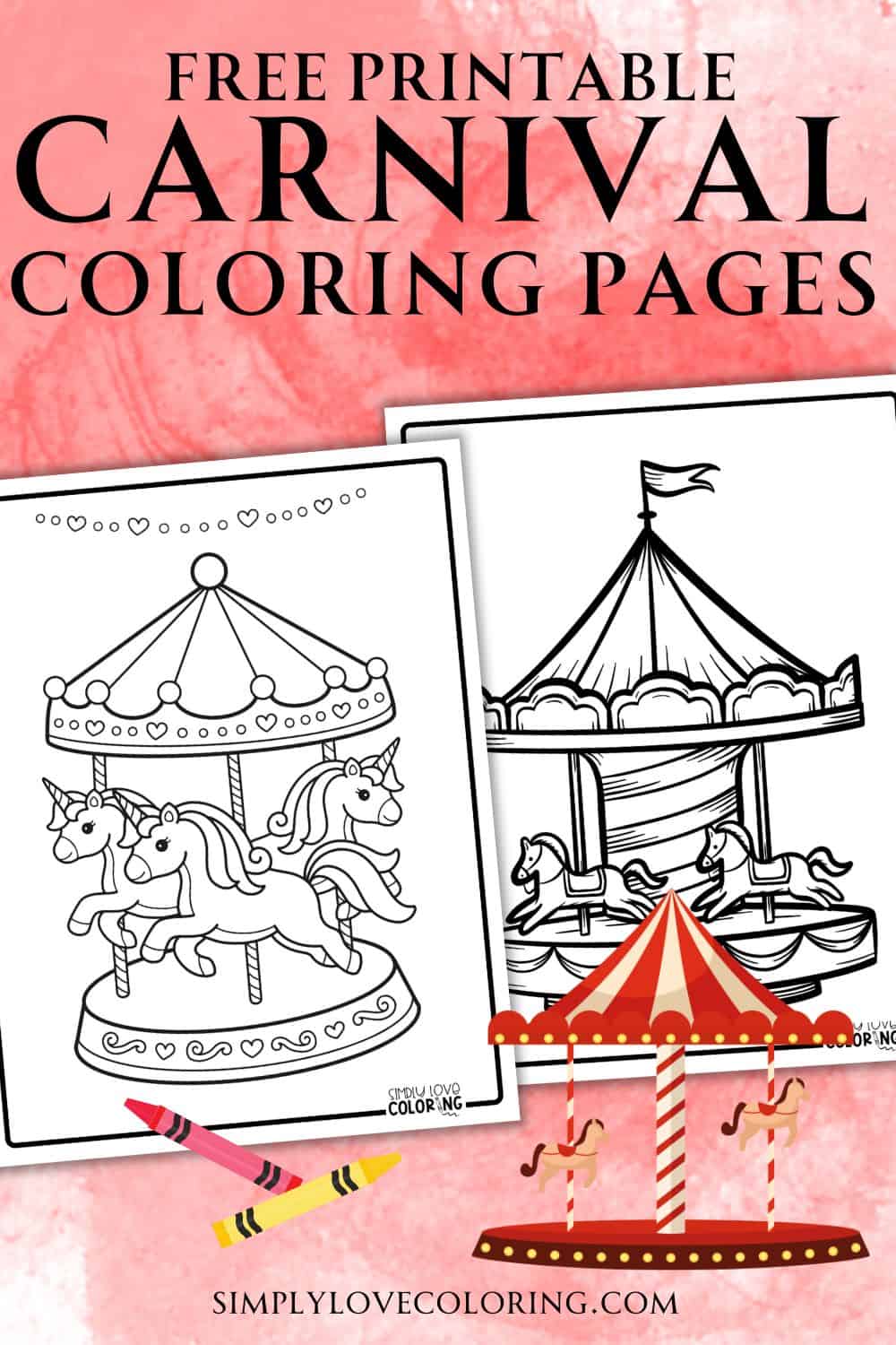33 Carnival Coloring Pages (Free PDF Printables) - Simply Love Coloring