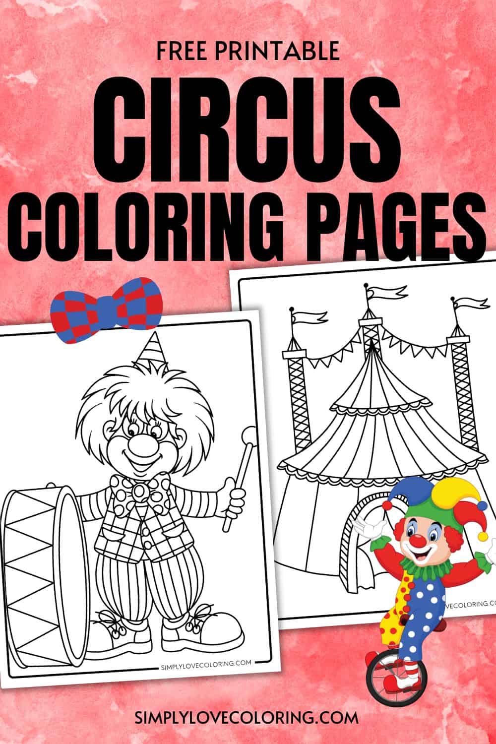 36 Circus Coloring Pages (Free PDF Printables) - Simply Love Coloring