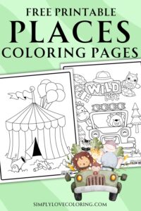 Fun Places Coloring Pages (Free PDF Printables) - Simply Love Coloring