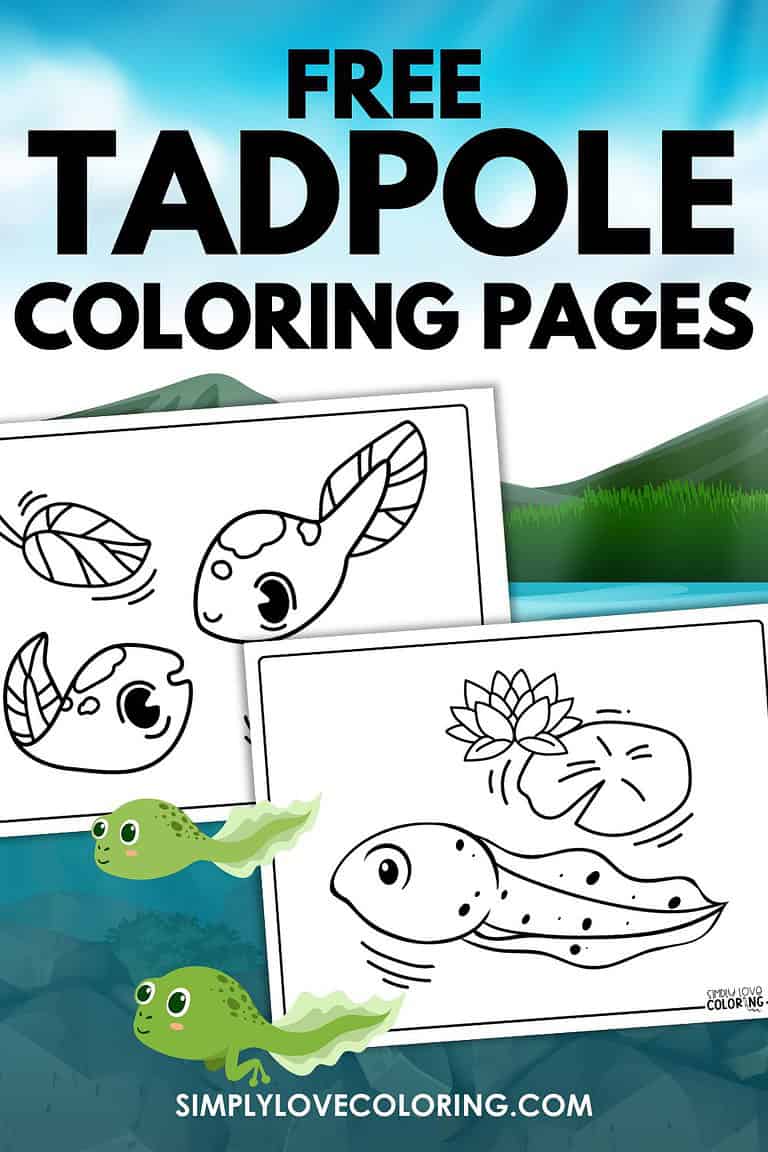 Tadpole Coloring Pages (Free PDF Printables) - Simply Love Coloring