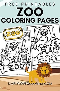 Zoo Coloring Pages (Free PDF Printables) - Simply Love Coloring