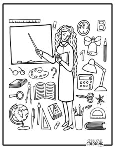 132 Professions Coloring Pages (Free PDF Printables) - Simply Love Coloring