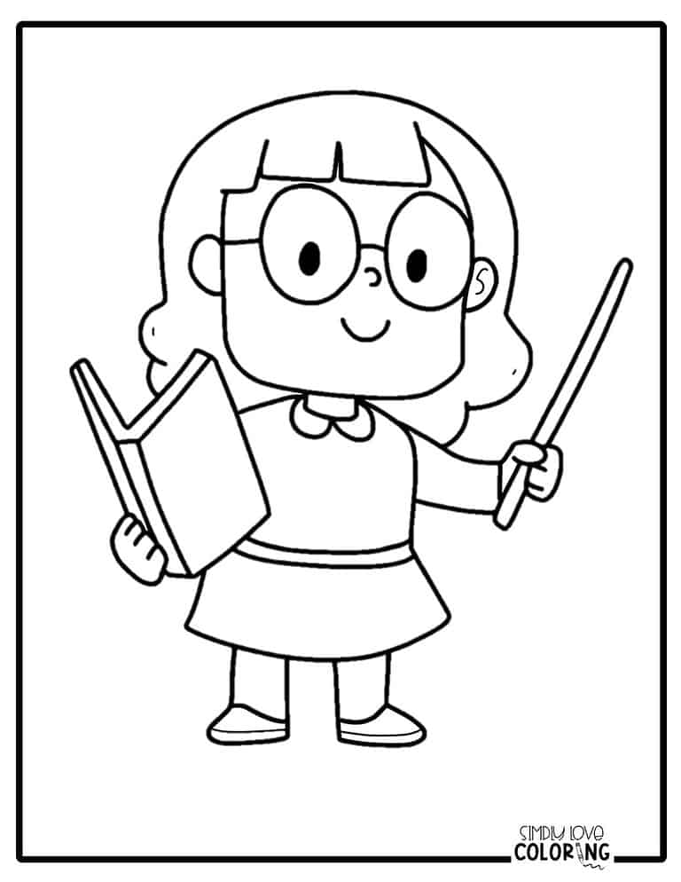 132 Professions Coloring Pages (Free PDF Printables) - Simply Love Coloring