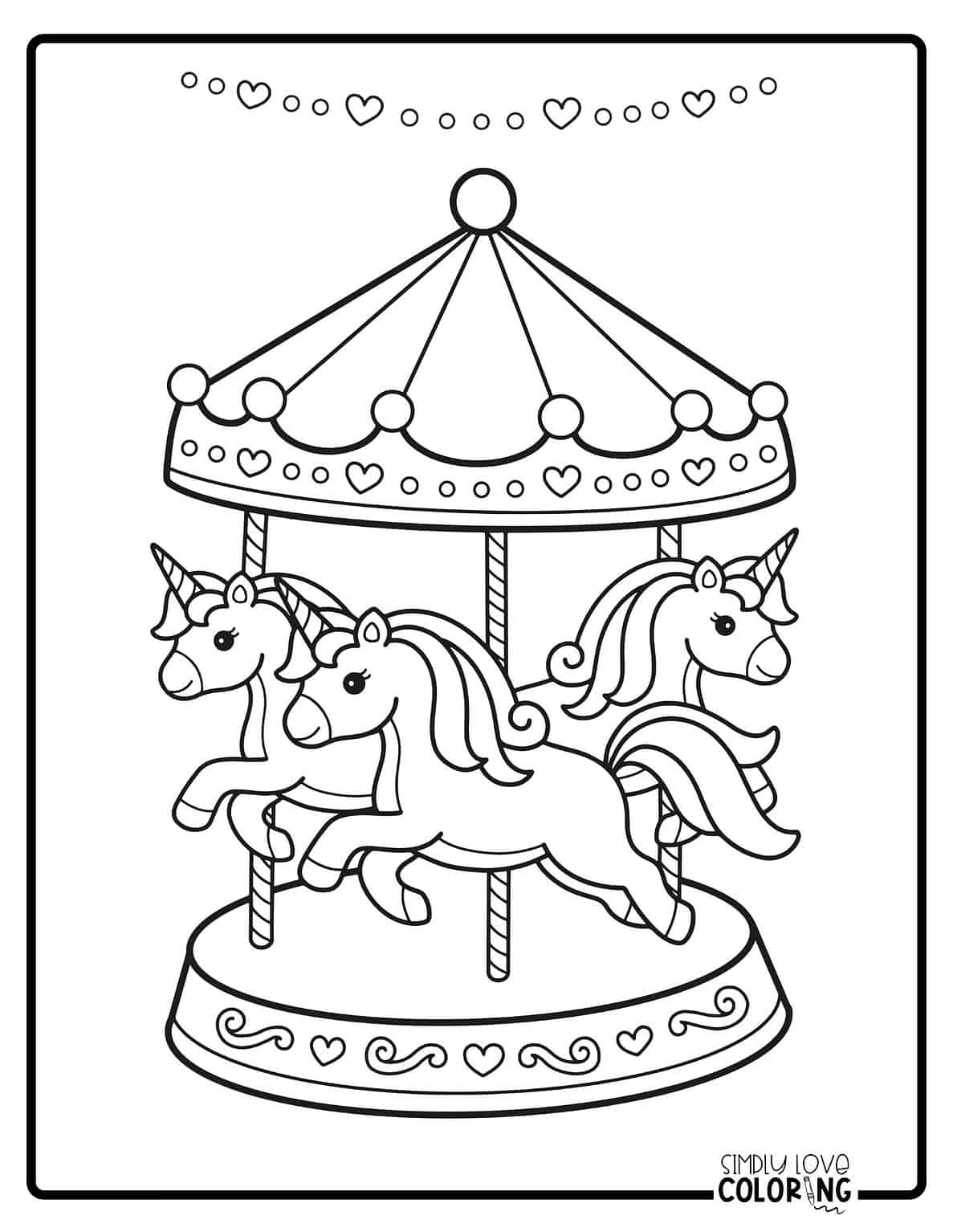 33 Carnival Coloring Pages (Free PDF Printables) - Simply Love Coloring