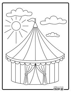 Circus Coloring Pages (Free PDF Printables) - Simply Love Coloring