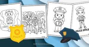 39 Police Officer Coloring Pages (Free PDF Printables) - Simply Love ...