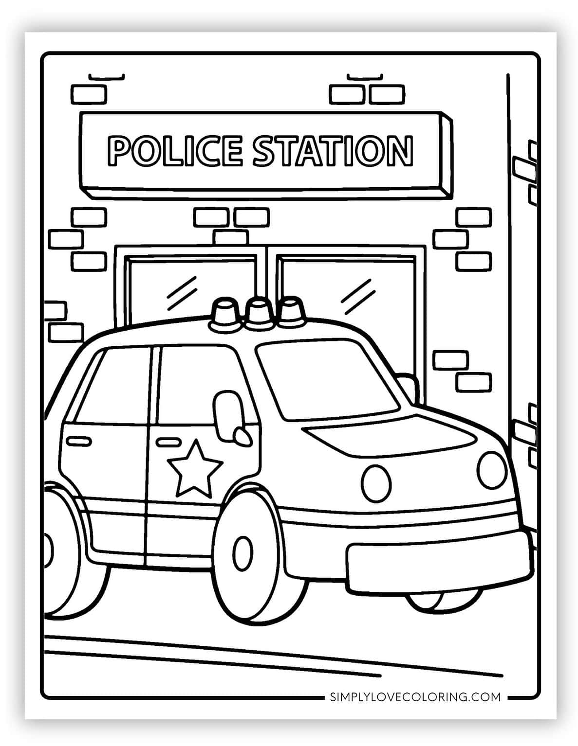 39 Police Officer Coloring Pages (Free PDF Printables) - Simply Love ...
