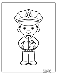 39 Police Officer Coloring Pages (Free PDF Printables) - Simply Love ...