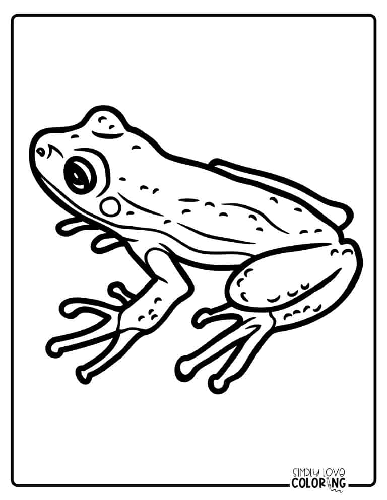 96 Cool Amphibian Coloring Pages (Free PDF Printables) - Simply Love ...