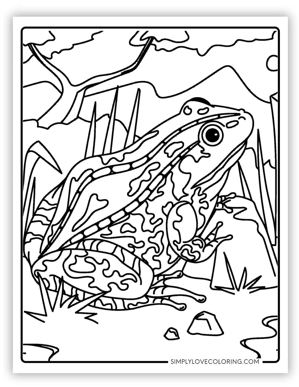 51 Frog Coloring Pages (Free PDF Printables) - Simply Love Coloring