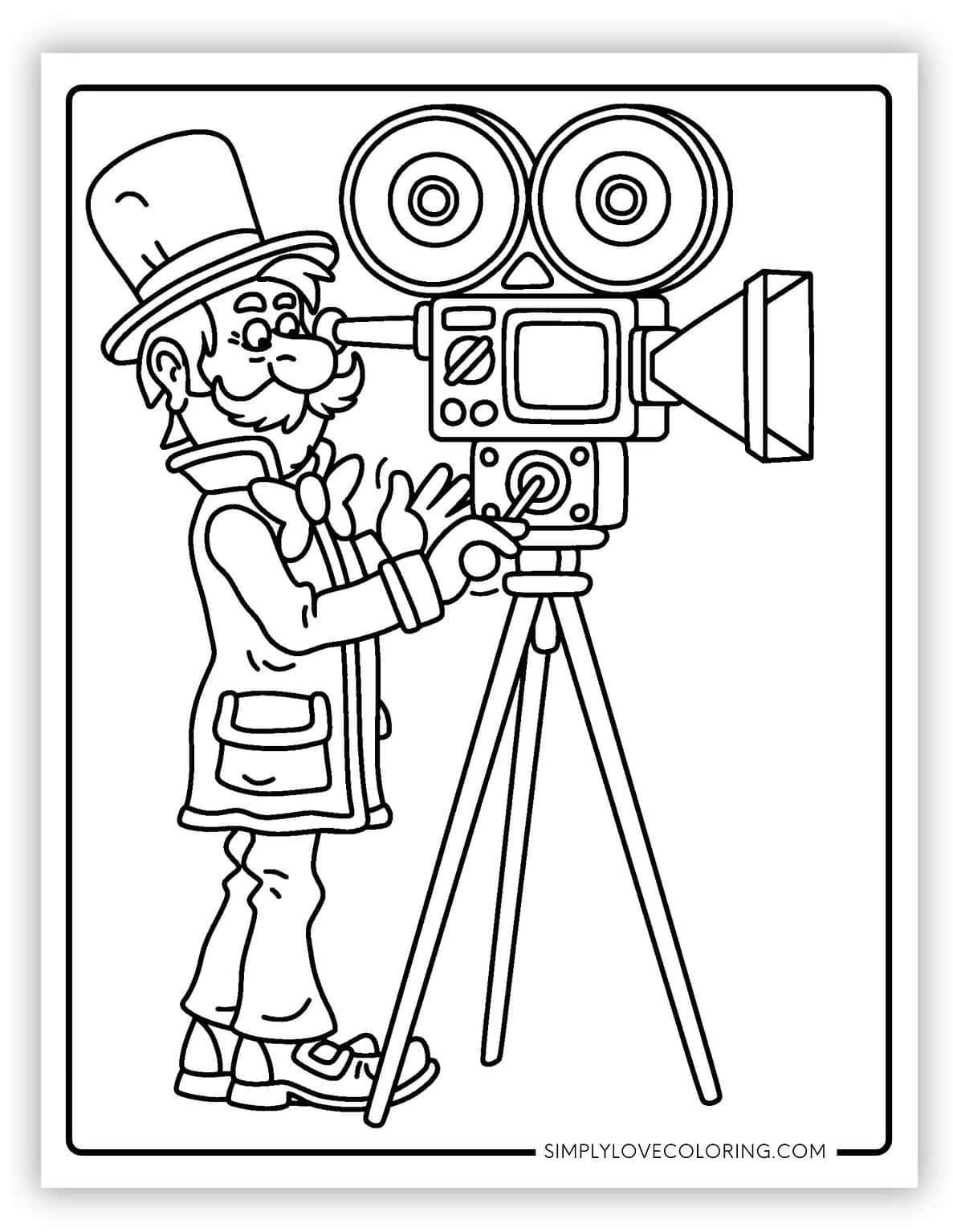 28 Camera Coloring Pages (Free PDF Printables) - Simply Love Coloring
