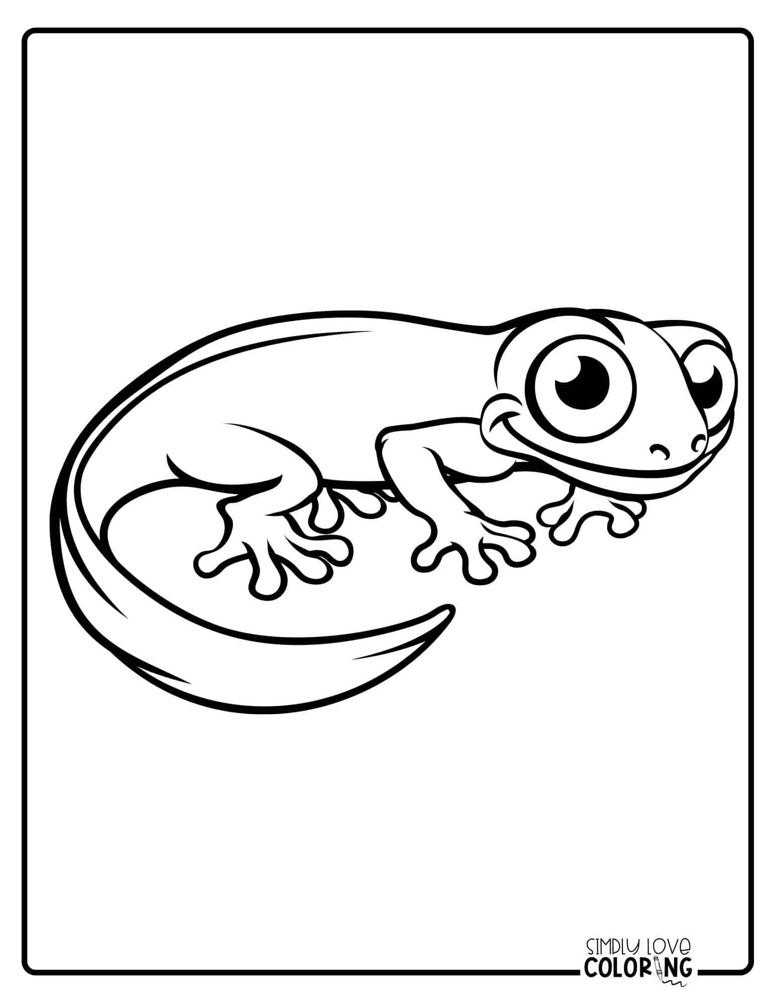 Salamander Coloring Pages (Free PDF Printables) - Simply Love Coloring