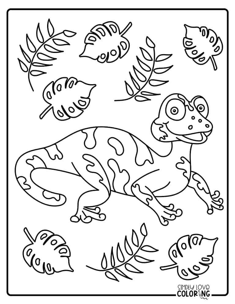 19 Salamander Coloring Pages (Free PDF Printables) - Simply Love Coloring