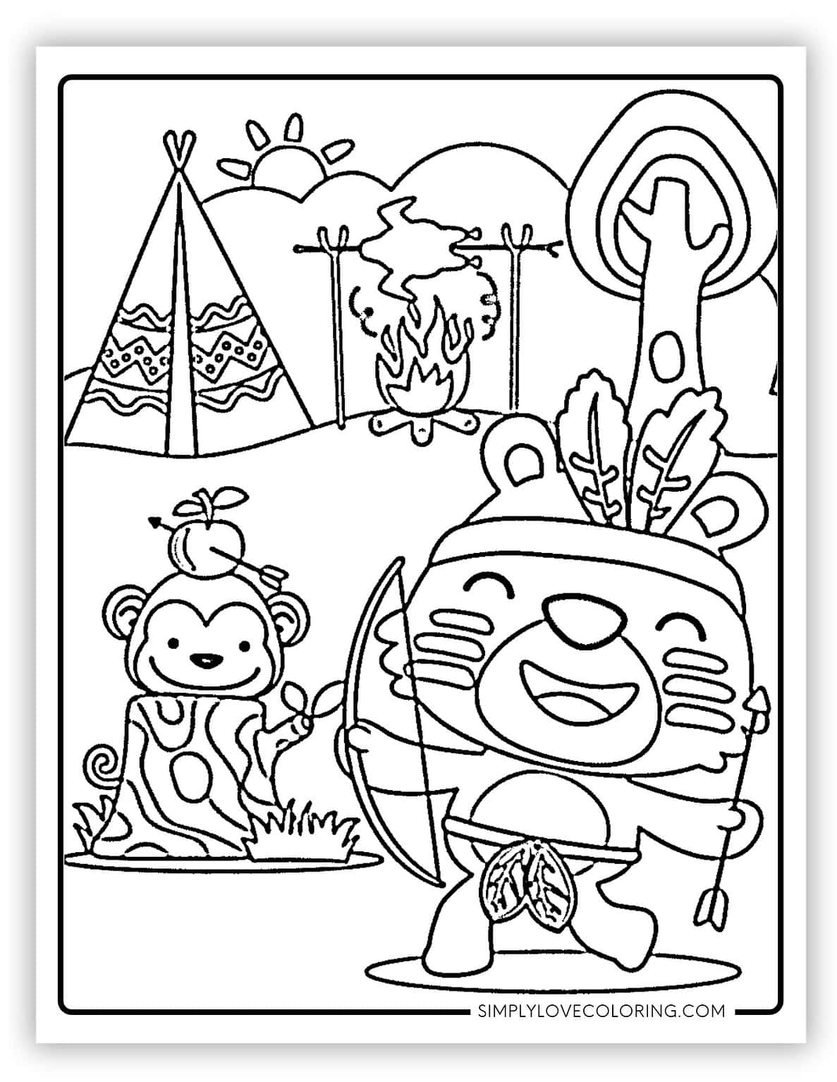 51 Bear Coloring Pages (Free PDF Printables) - Simply Love Coloring