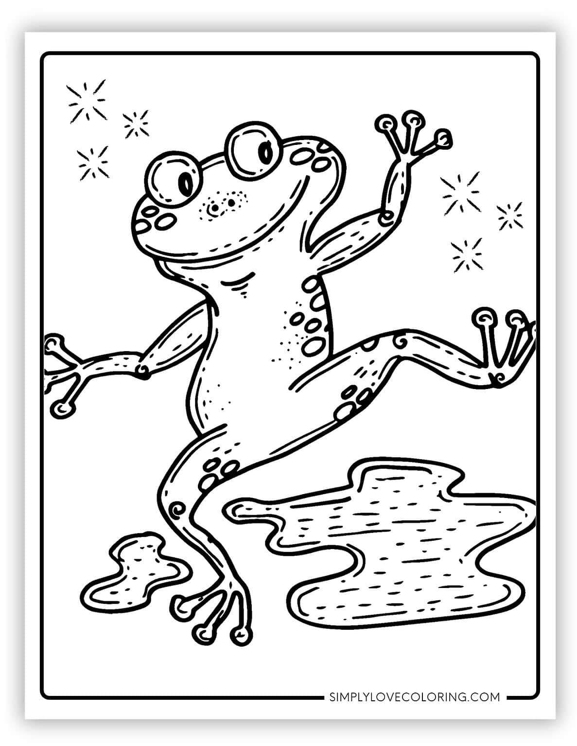 51 Frog Coloring Pages (Free PDF Printables) - Simply Love Coloring