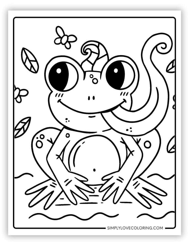 51 Frog Coloring Pages (Free PDF Printables) - Simply Love Coloring