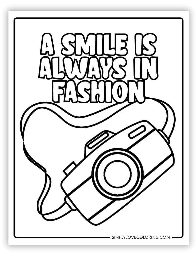 28 Camera Coloring Pages (Free PDF Printables) - Simply Love Coloring