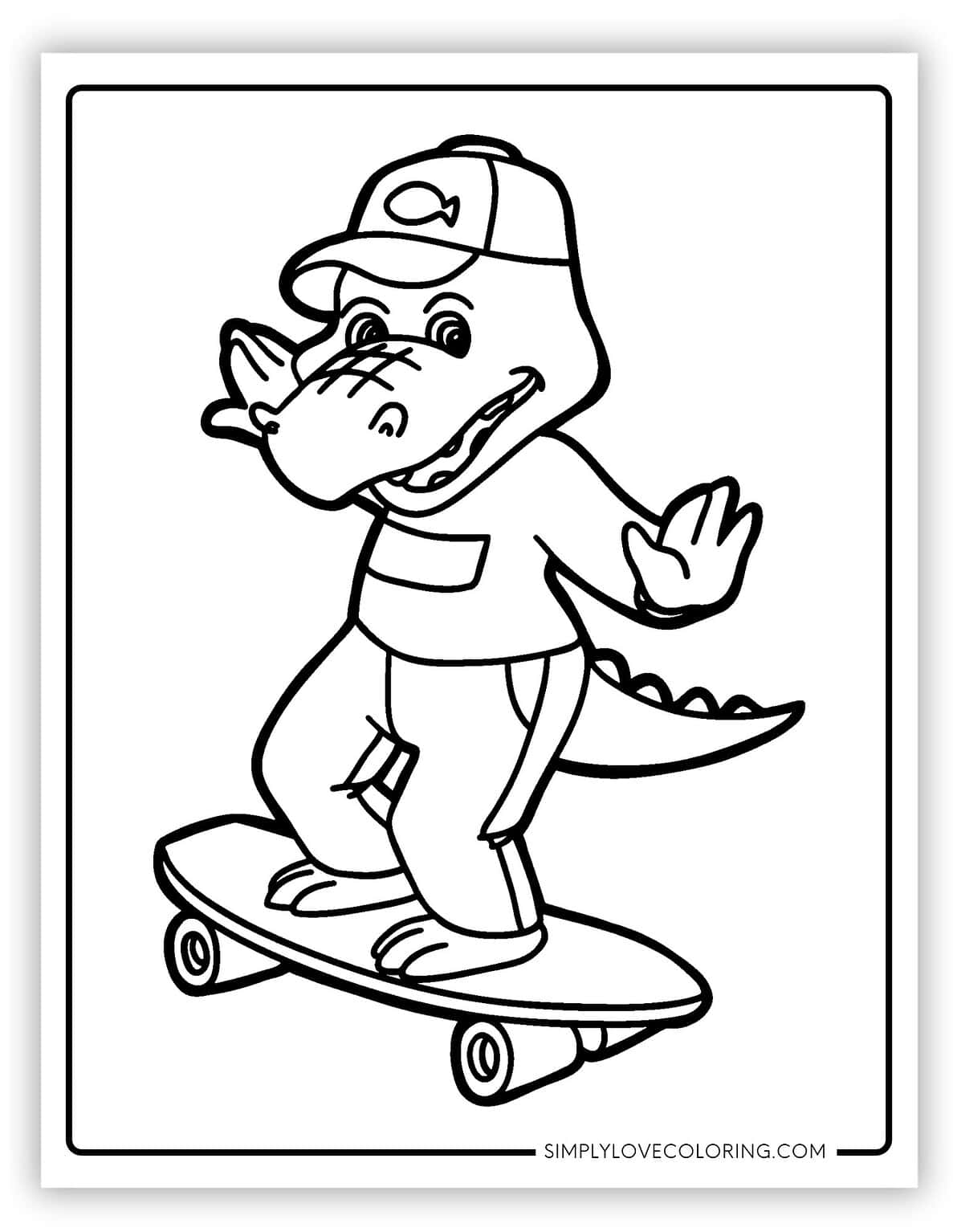 31 Alligator Coloring Pages (Free PDF Printables) - Simply Love Coloring