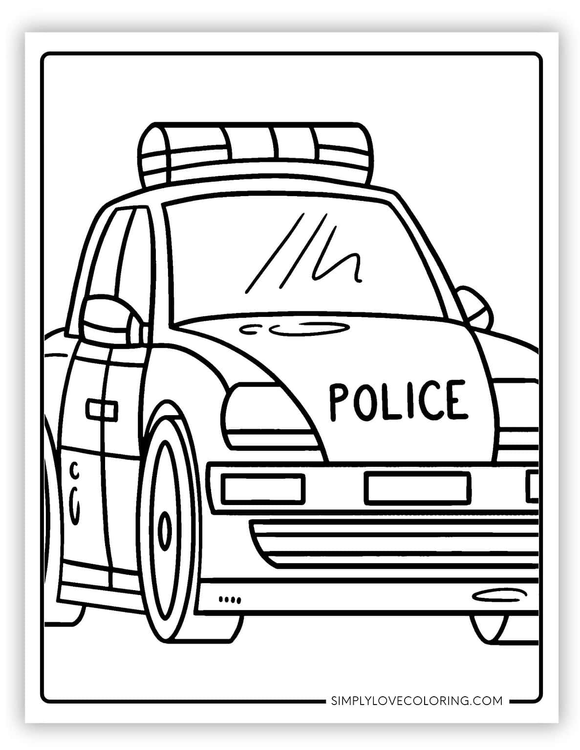39 Police Officer Coloring Pages (Free PDF Printables) - Simply Love ...