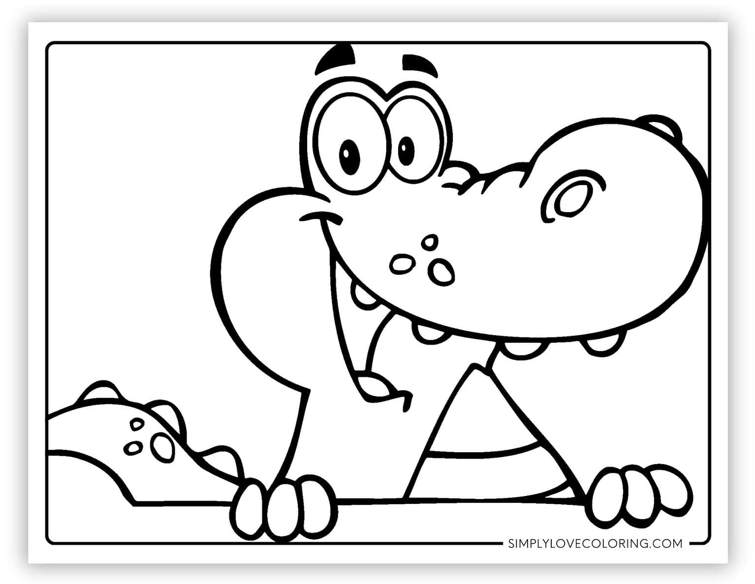 31 Alligator Coloring Pages (Free PDF Printables) - Simply Love Coloring