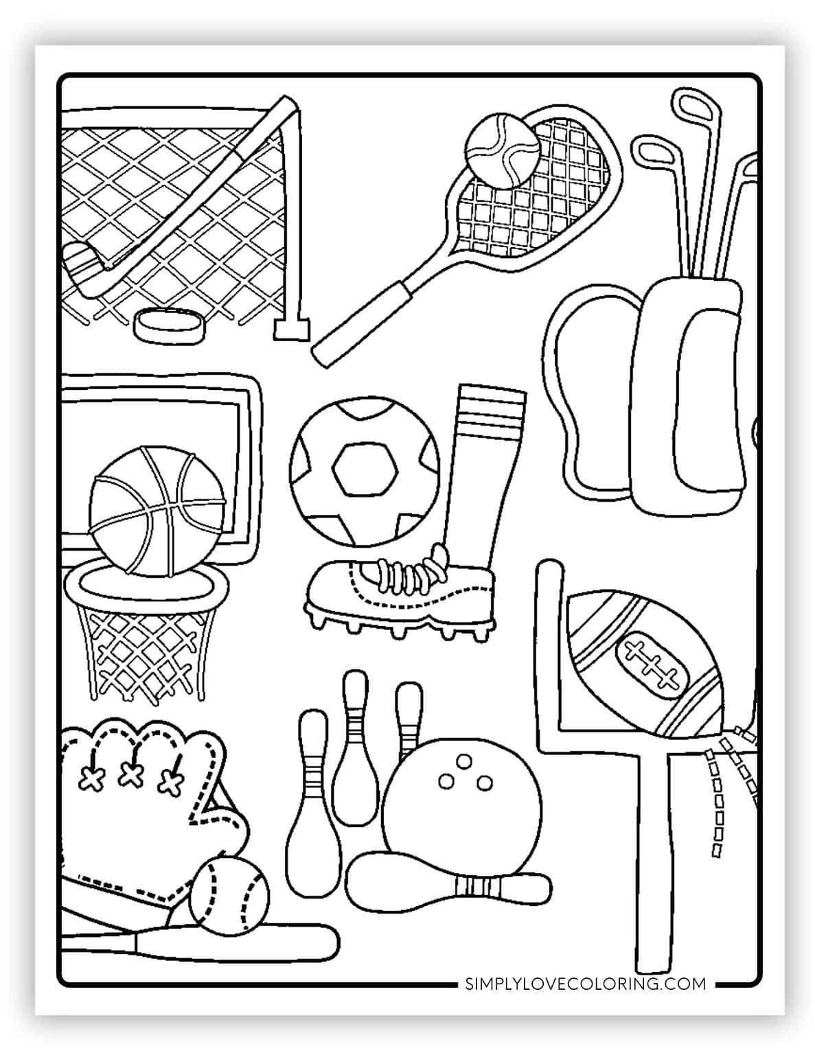 43 Ball Coloring Pages (Free PDF Printables) - Simply Love Coloring