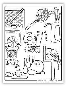 43 Ball Coloring Pages (Free PDF Printables) - Simply Love Coloring