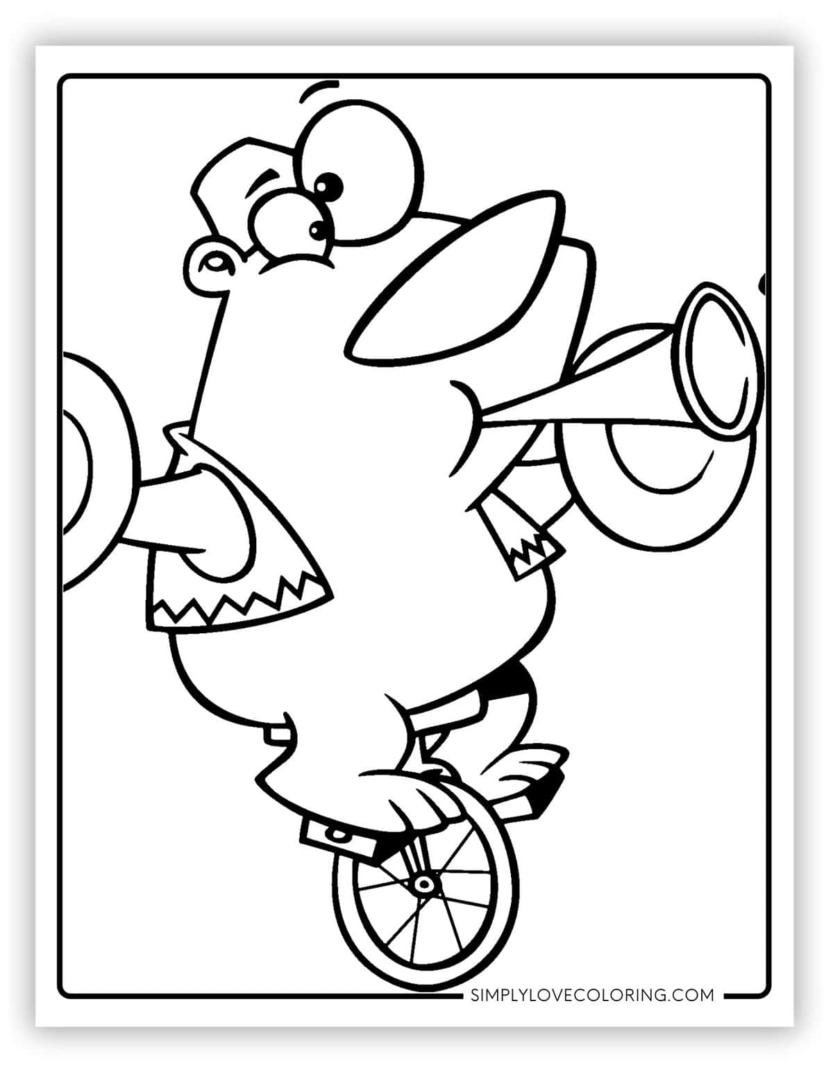 36 Circus Coloring Pages (Free PDF Printables) - Simply Love Coloring