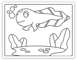 Tadpole Coloring Pages (Free PDF Printables) - Simply Love Coloring