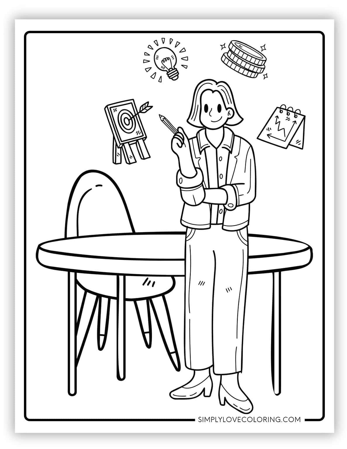 Teacher Coloring Pages (Free PDF Printables) - Simply Love Coloring