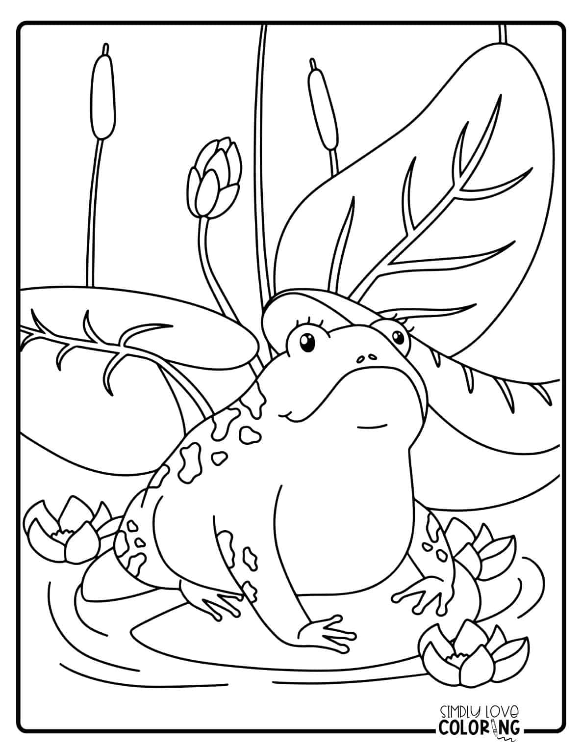 26 Toad Coloring Pages (Free PDF Printables) - Simply Love Coloring