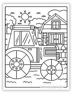 40 Cute Farm Coloring Pages (Free PDF Printables) - Simply Love Coloring