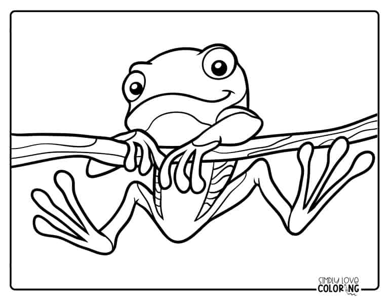 96 Cool Amphibian Coloring Pages (Free PDF Printables) - Simply Love ...