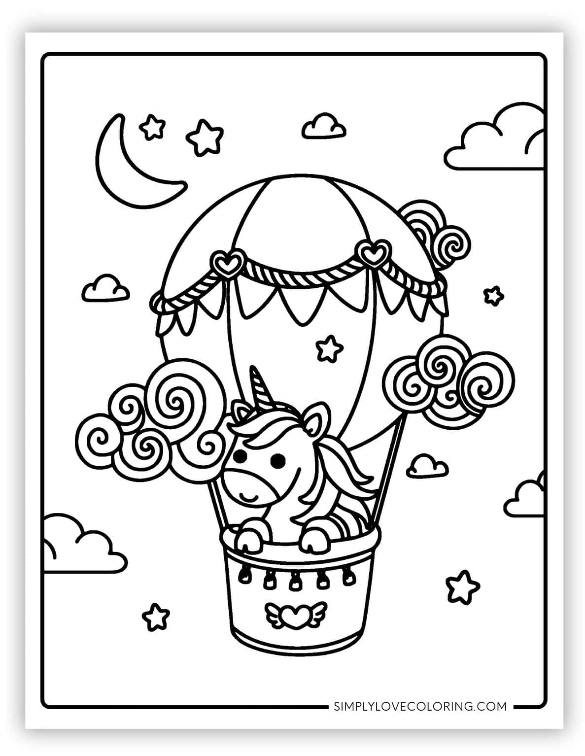 41 Cute Unicorn Coloring Pages (Free PDF Printables) - Simply Love Coloring